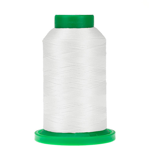 0010 Silky White Isacord 40Wt – Running Doe Quilts