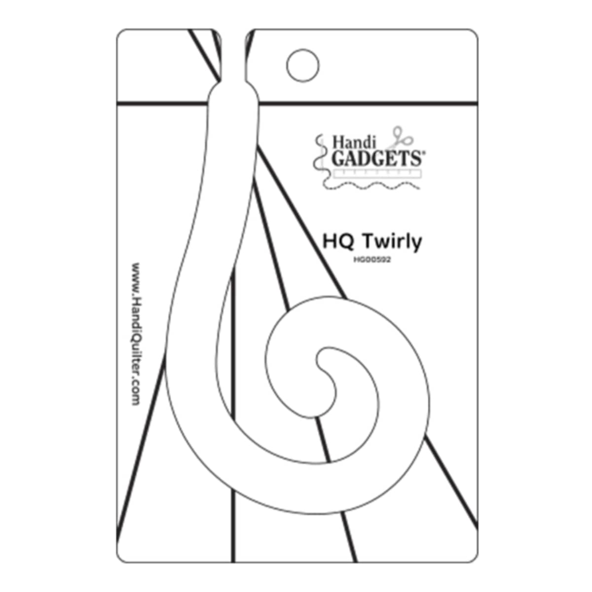 HQ Twirly Template - Handi Quilter Ruler – Running Doe Quilts