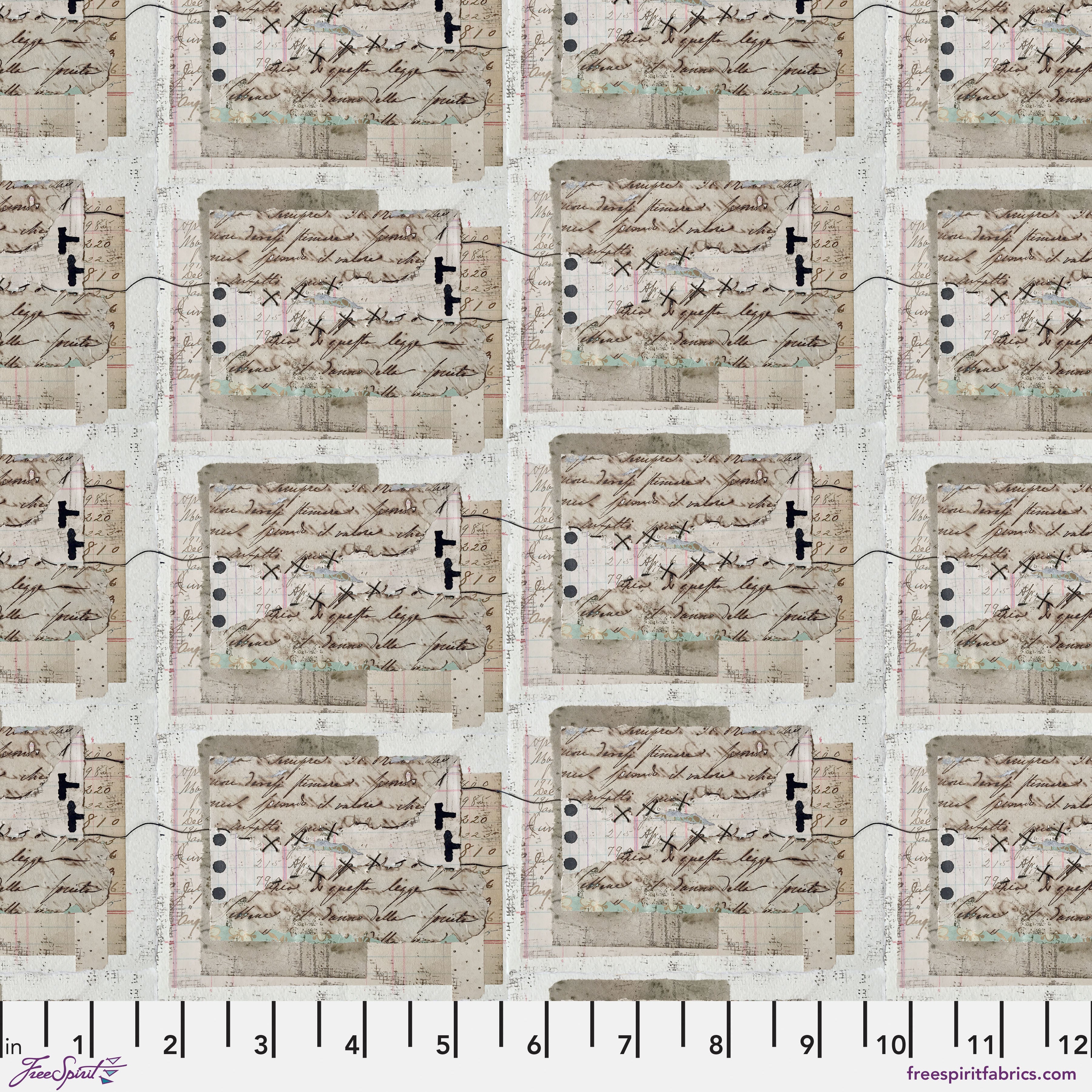 ON YOUR MARK Script Paper Yardage – Running Doe Quilts