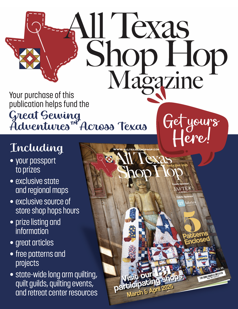 All Texas Shop Hop 2025 Magazine – Running Doe Quilts